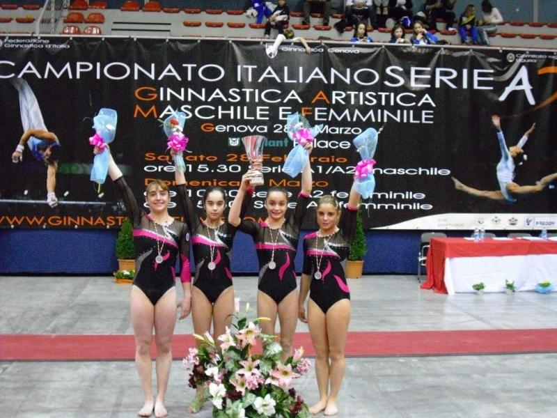 Fratellanza Ginnastica Savonese e Pro Chiavari settime ad Ancona